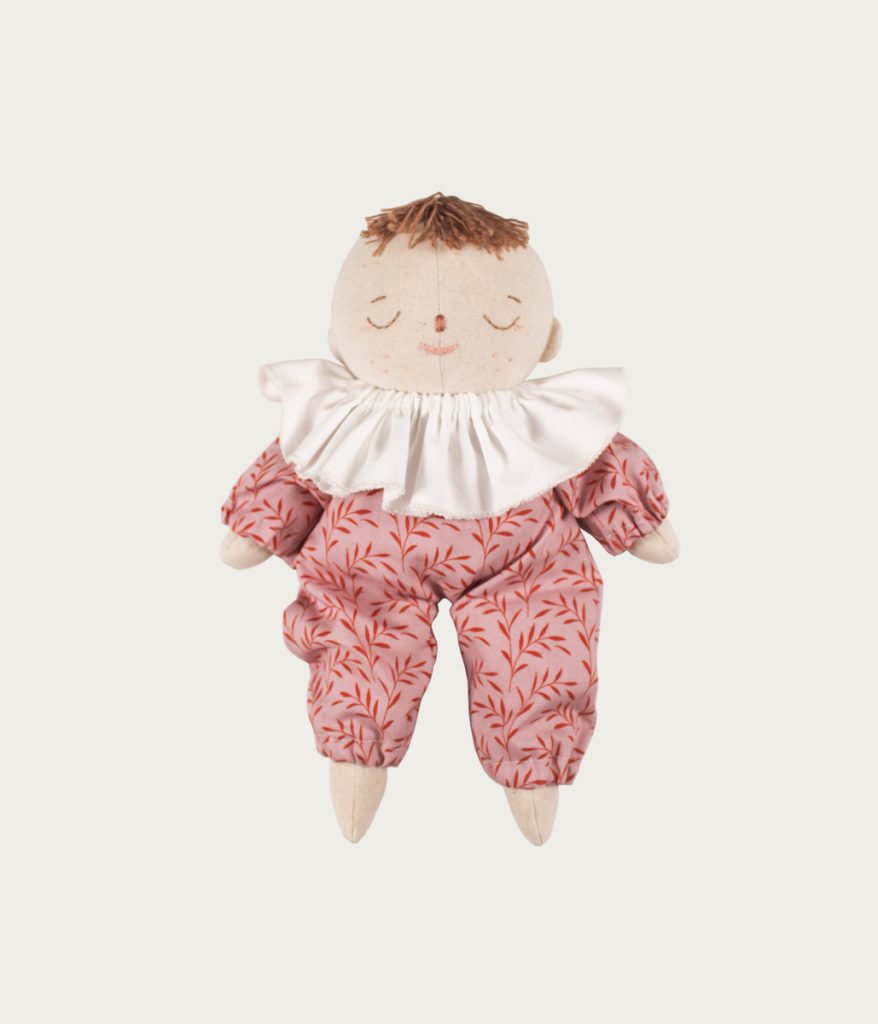 Emily | Baby doll | Handmade organic first soft toy